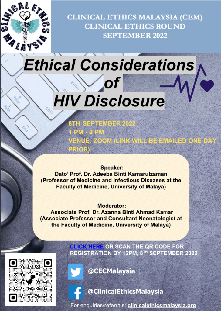 Clinical Ethics Rounds – Clinical Ethics Malaysia